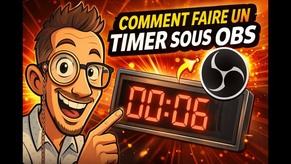 AJOUTER UN TIMER DE DEBUT DE LIVE OBS STUDIO (SANS PLUGIN) - imadeus